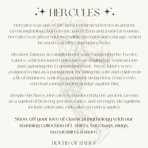 Hercules Tote Bag Greek Mythology Tote Greek Goddess Book Bag Tote ...