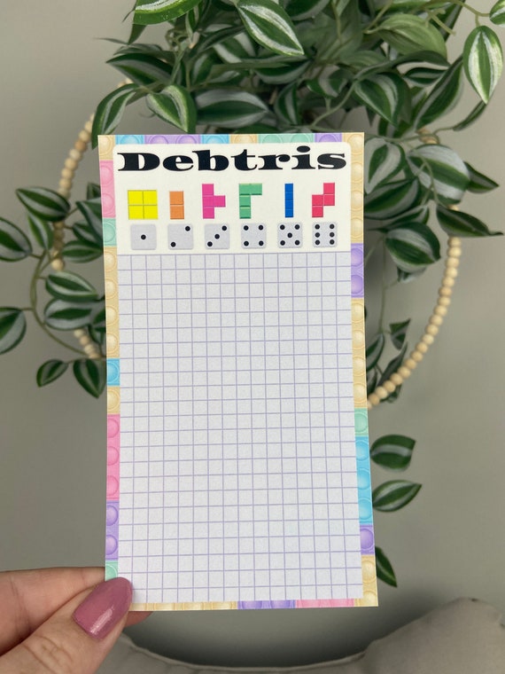 Debtris Würfel-Sparspiel zum ausmalen & sparen / für A6 - Etsy.de