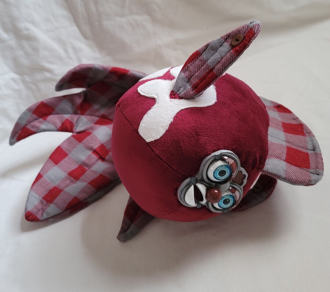 Odd Body Furby Plaid Fish Plush Art Doll - Etsy