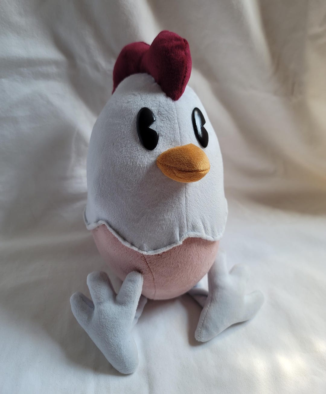 Toony Style- Colored Chicken Plush OOAK - Etsy
