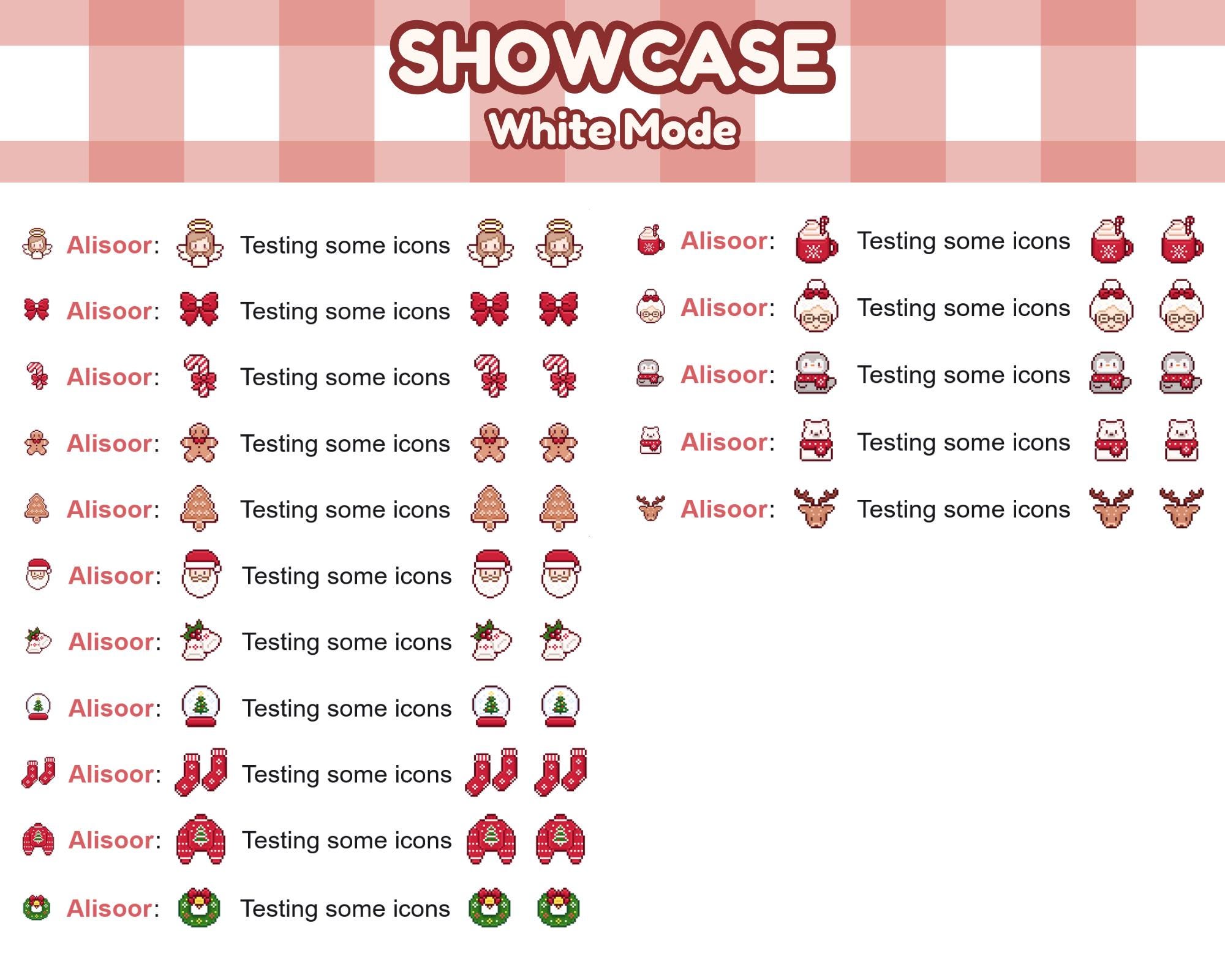16 Pixel Christmas Sub Badges for Twitch (stream Pack) | Emotes | Cozy ...