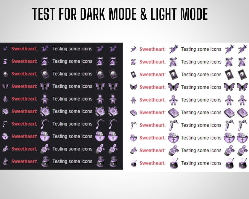 24x Purple Mystic Witchy Occult Twitch Sub Badges | Emotes | MEGAPACK ...