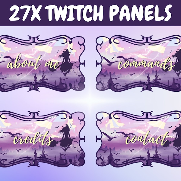 Twitch Crow Overlays - Etsy