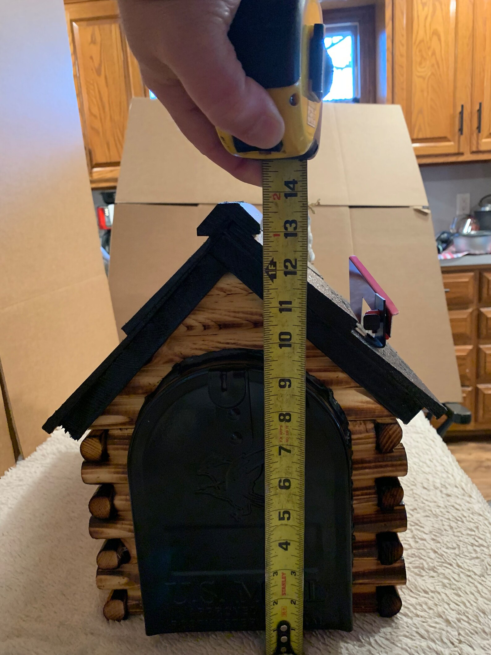 Log Cabin Mailbox Cabin Mailbox Custom Mailbox Unique - Etsy