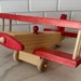 Amish Made Wooden Airplane, Large Airplane, Hand Crafted Wood Toy ...