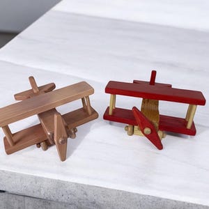 Airplane Toy, Small Airplane, Hand Crafted Wood Toy, Toy Airplane ...