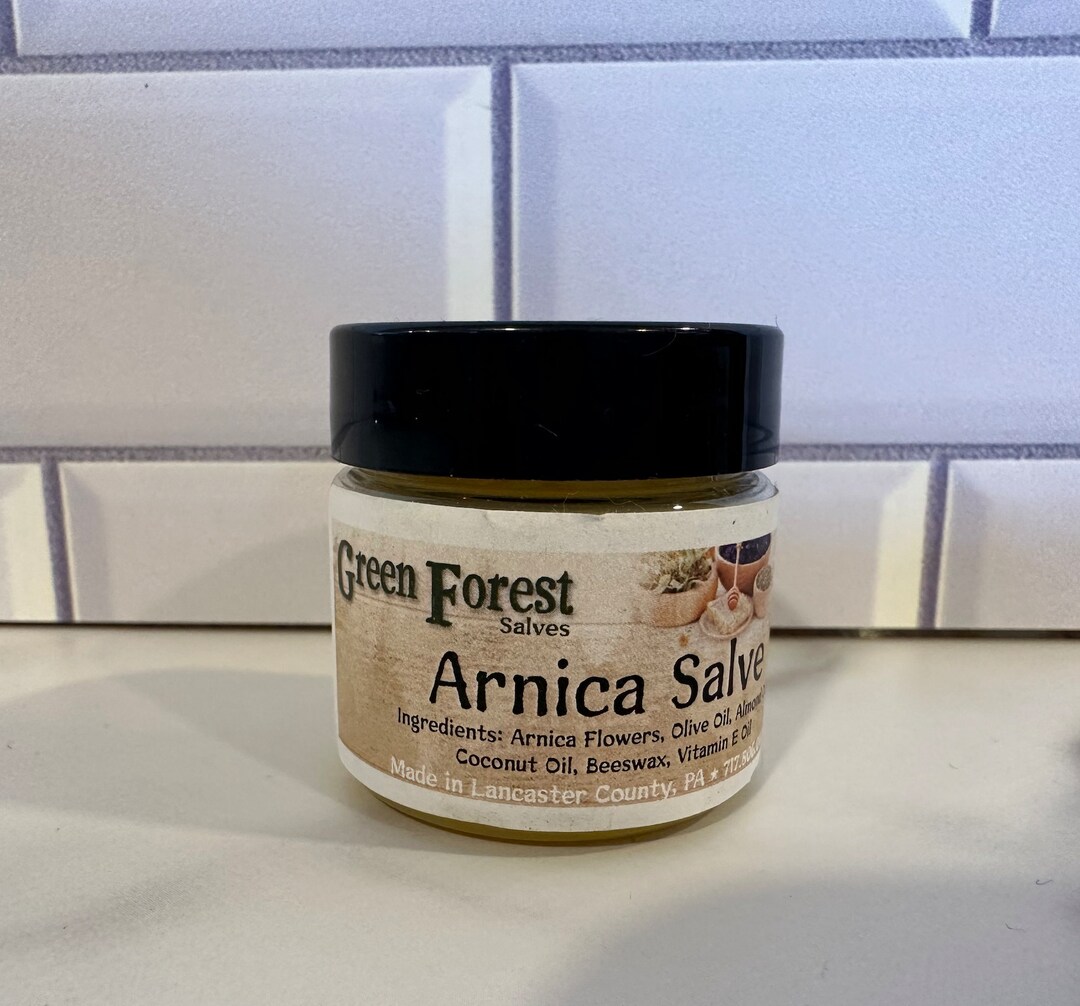 Arnica Salve Herbal Salve, Sore Muscle Salve, Muscle Rub Salve, First Aid Kit Salve ORGANIC ...
