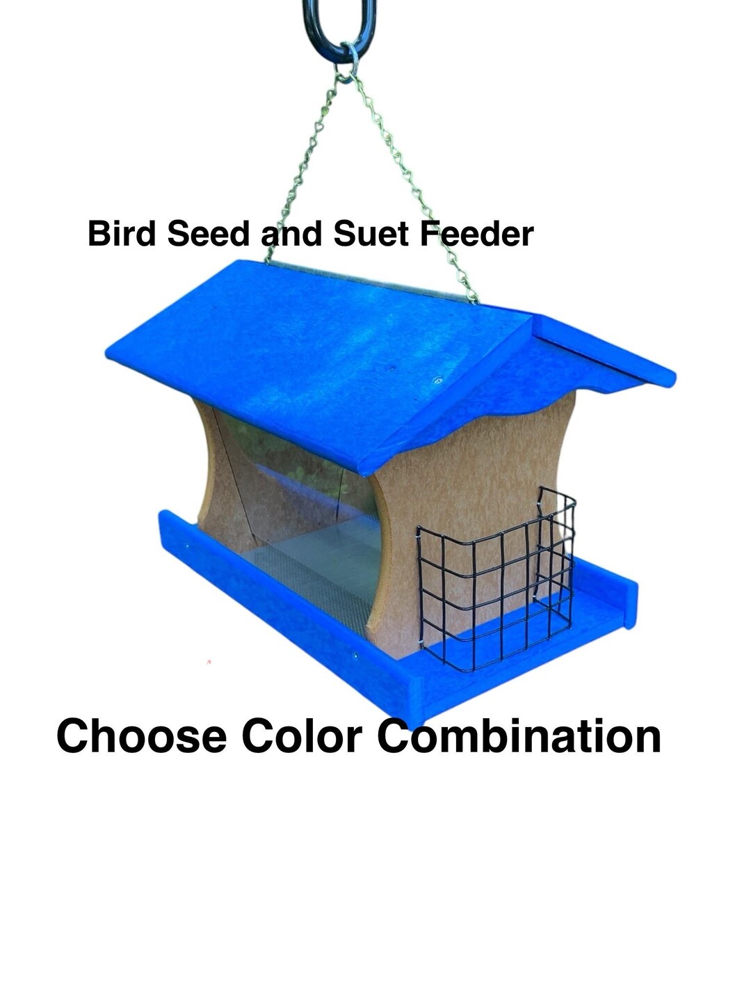 Hanging Bird Feeder, Hanging Suet Feeder, Large Bird Feeder, Large ...