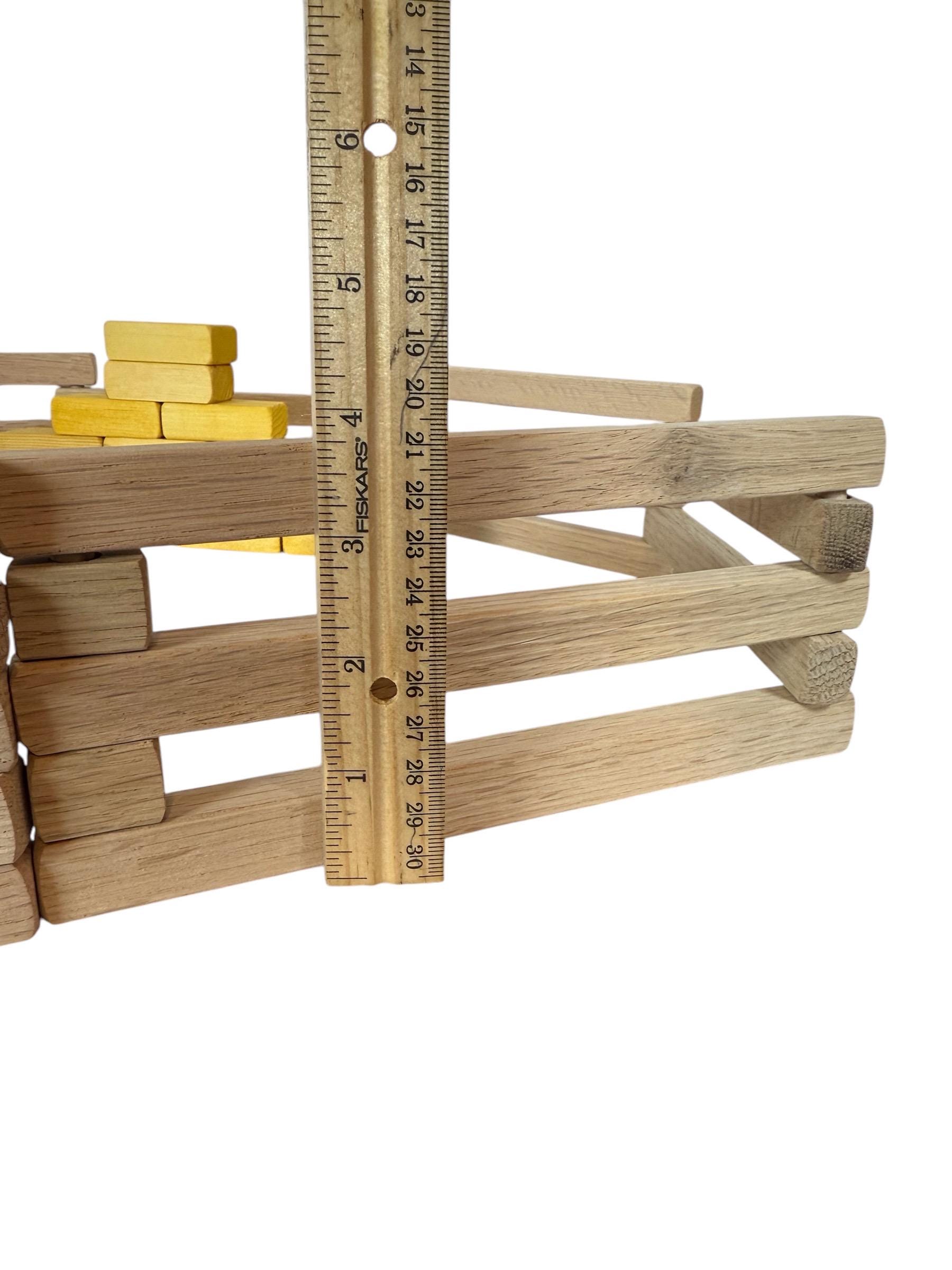 Amish Made Wood Play Folding Barn Fence, Toy Fence, Play Fence ...
