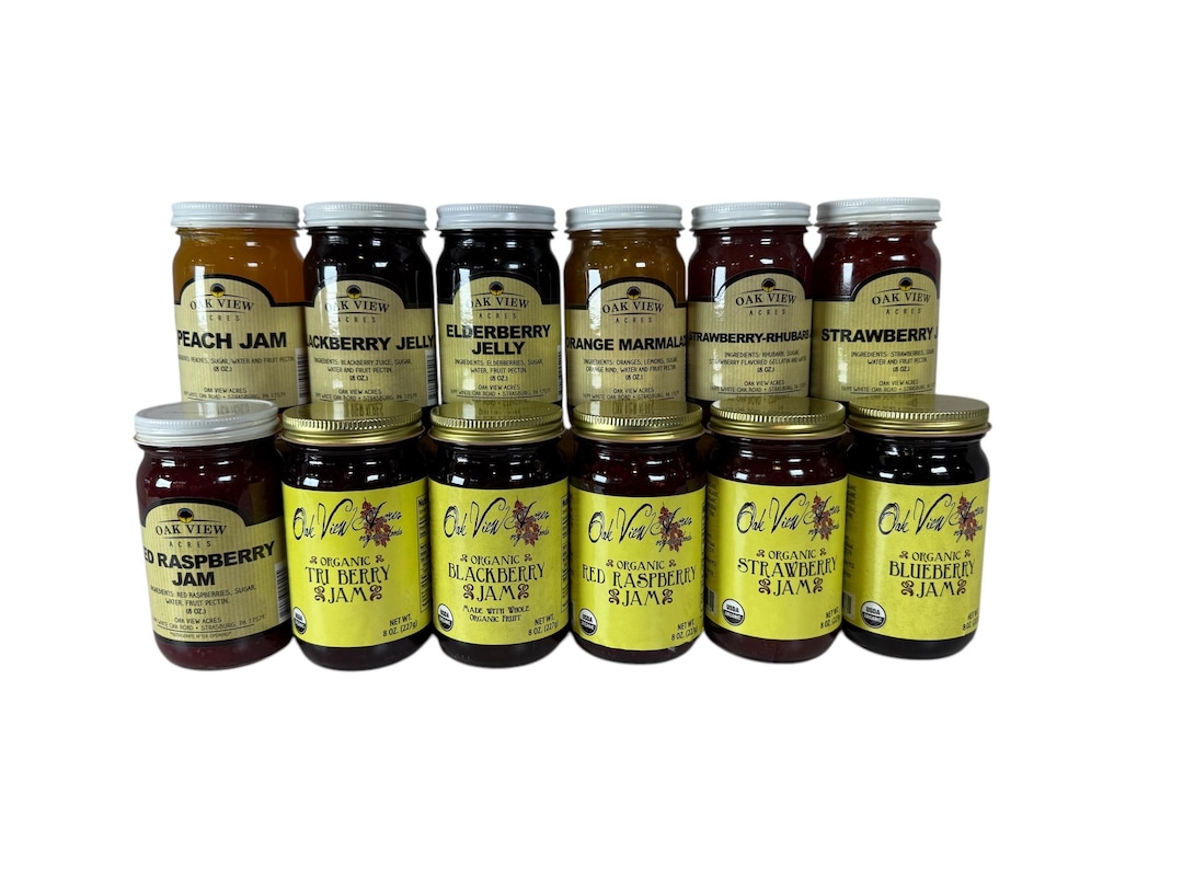 Amish Jelly and Jams, Homemade Jelly, Amish Made Products - Etsy