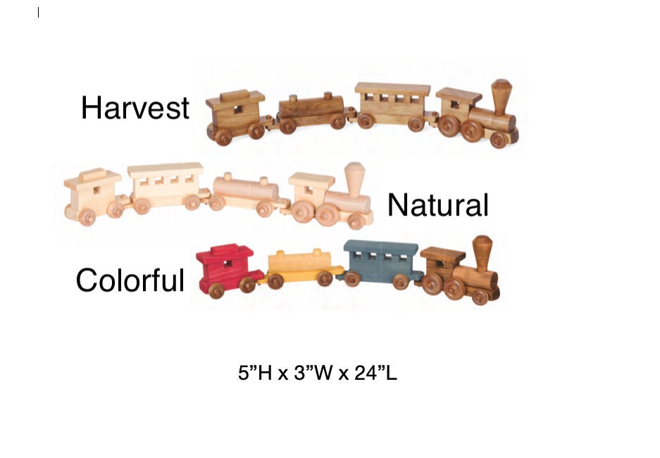 Planes , Trains and Cars Gift Set, Wooden Train Set, Train,wooden Cars ...