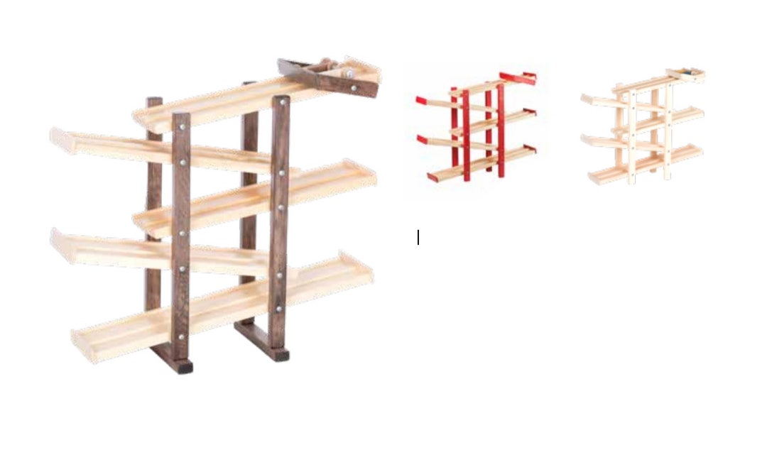 Switchback Car Roller, Wooden Kid's Toys, Car Roller, Wooden Toy - Etsy