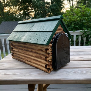 Log Cabin Mailbox, Cabin Mailbox, Custom Mailbox, Unique Mailbox ...