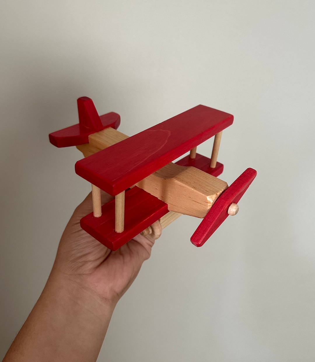Airplane Toy, Small Airplane, Hand Crafted Wood Toy, Toy Airplane ...