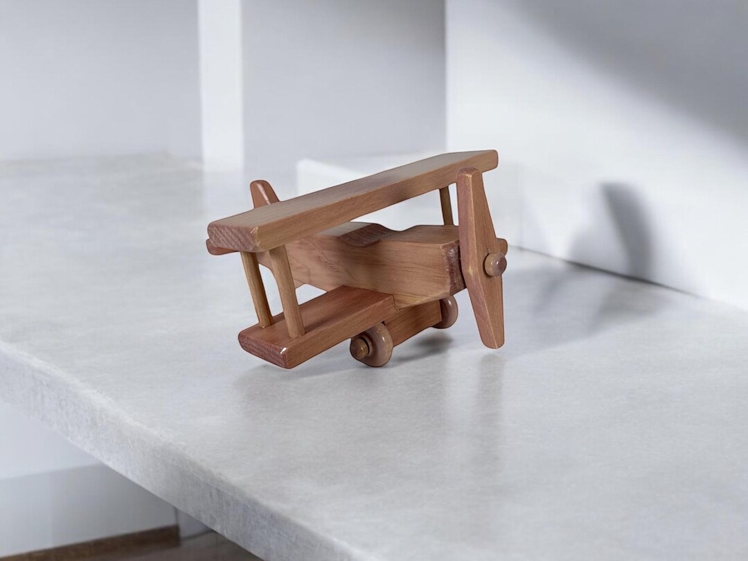 Airplane Toy, Small Airplane, Hand Crafted Wood Toy, Toy Airplane ...