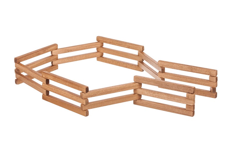 Amish Made Wood Play Folding Barn Fence Toy Fence Play - Etsy