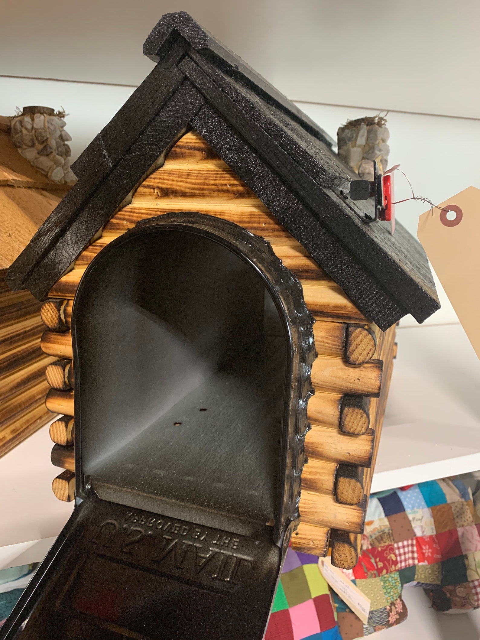 Log Cabin Mailbox Cabin Mailbox Custom Mailbox Unique - Etsy