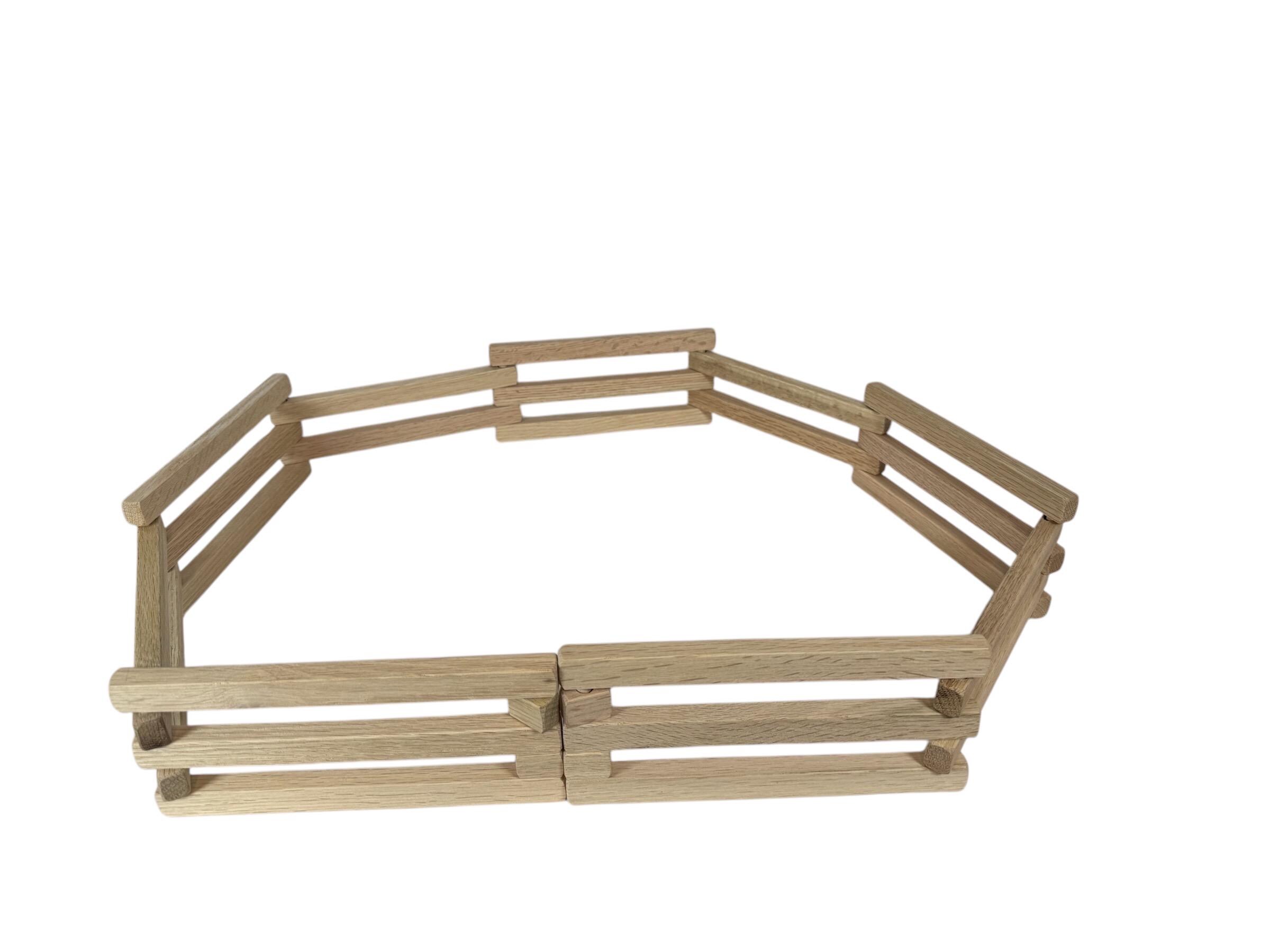 Amish Made Wood Play Folding Barn Fence, Toy Fence, Play Fence ...