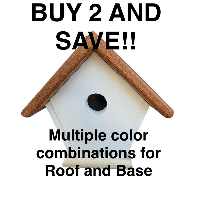 Robin Bird House - Etsy