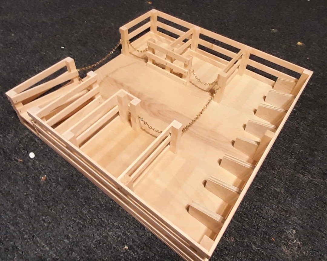 Wooden Barn, Stockyard or Barnyard Play Toy. Farm Toy, Handcrafted by ...