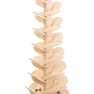 Amish Made Wooden Marble Tree, Marble Tree, Marble Toys, Marble Chase ...