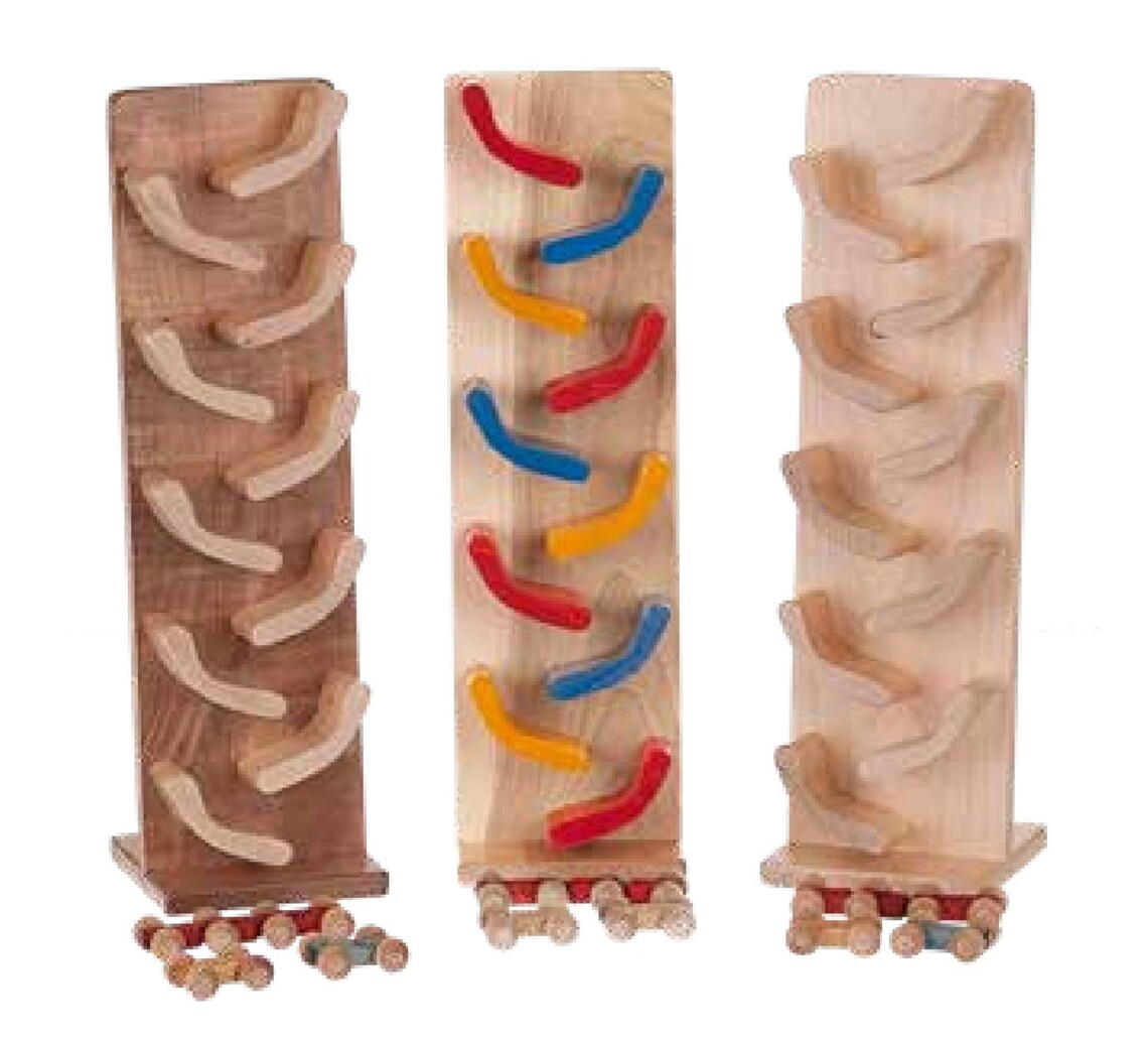 Mini Car Roller, Mini Flip Track, Race Car, Wooden Toys, Racing Games ...