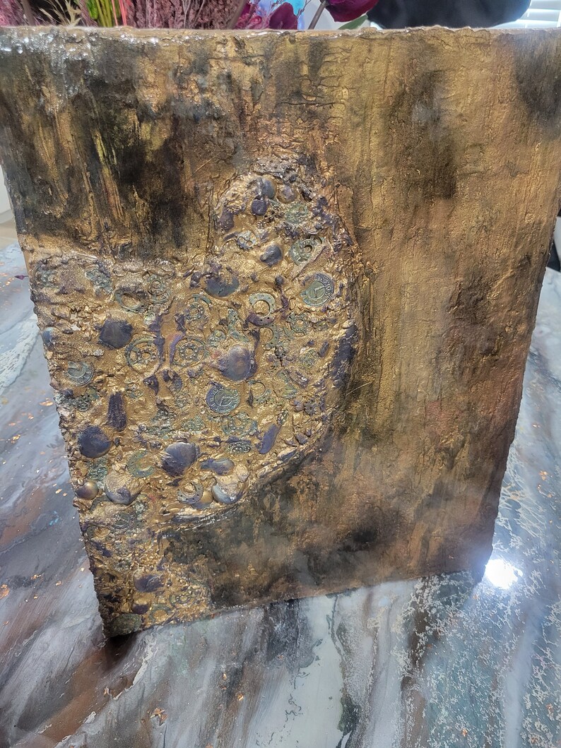 Steampunk Canvas- Rust Path - Etsy