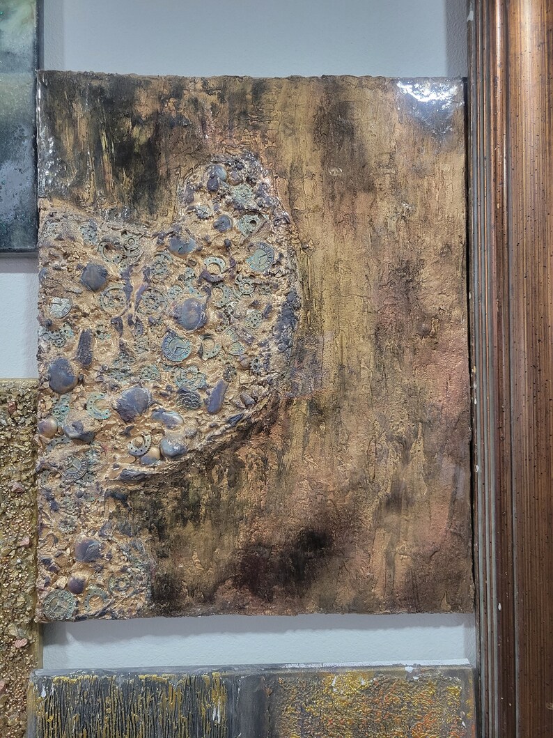 Steampunk Canvas- Rust Path - Etsy
