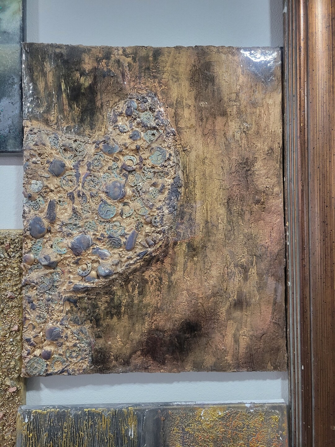 Steampunk Canvas- Rust Path - Etsy