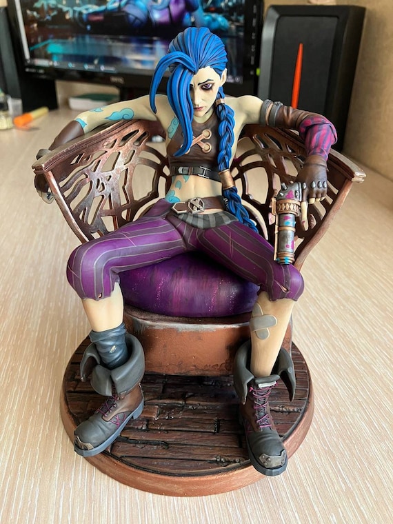 Jinx Arcane Resin Figure - Etsy