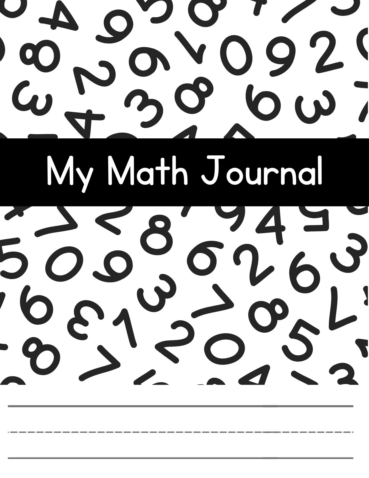 Math Journal Covers - Etsy