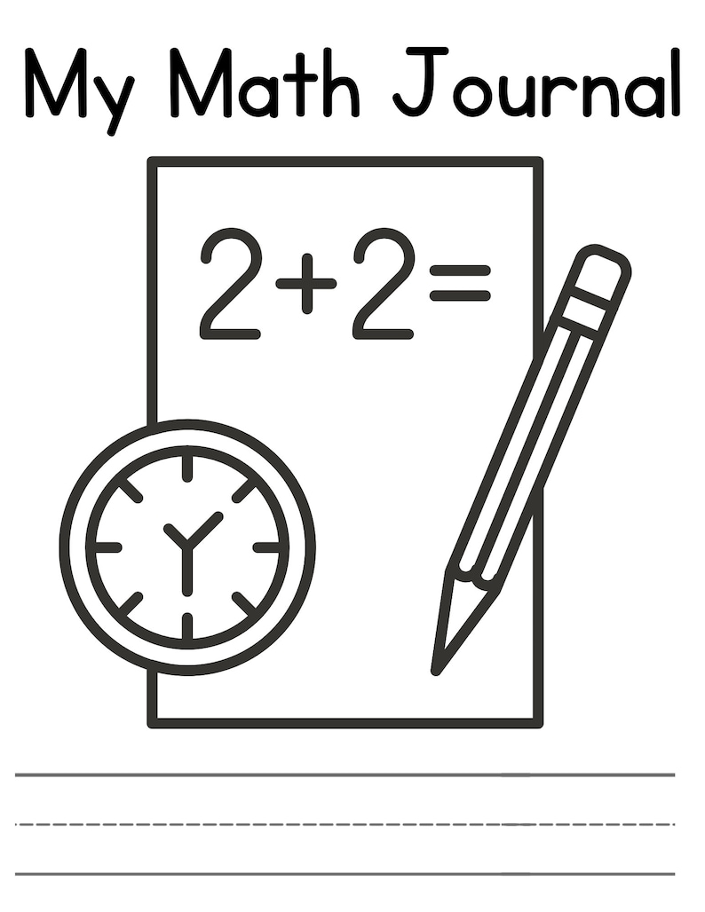 Math Journal Covers - Etsy