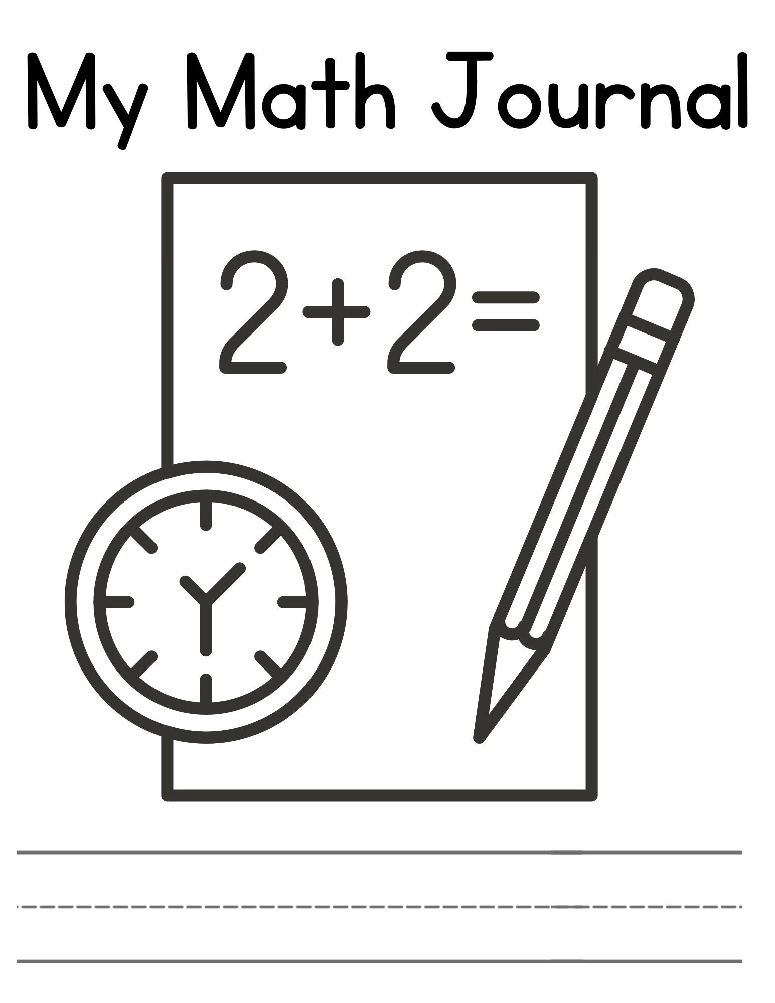 Math Journal Covers - Etsy