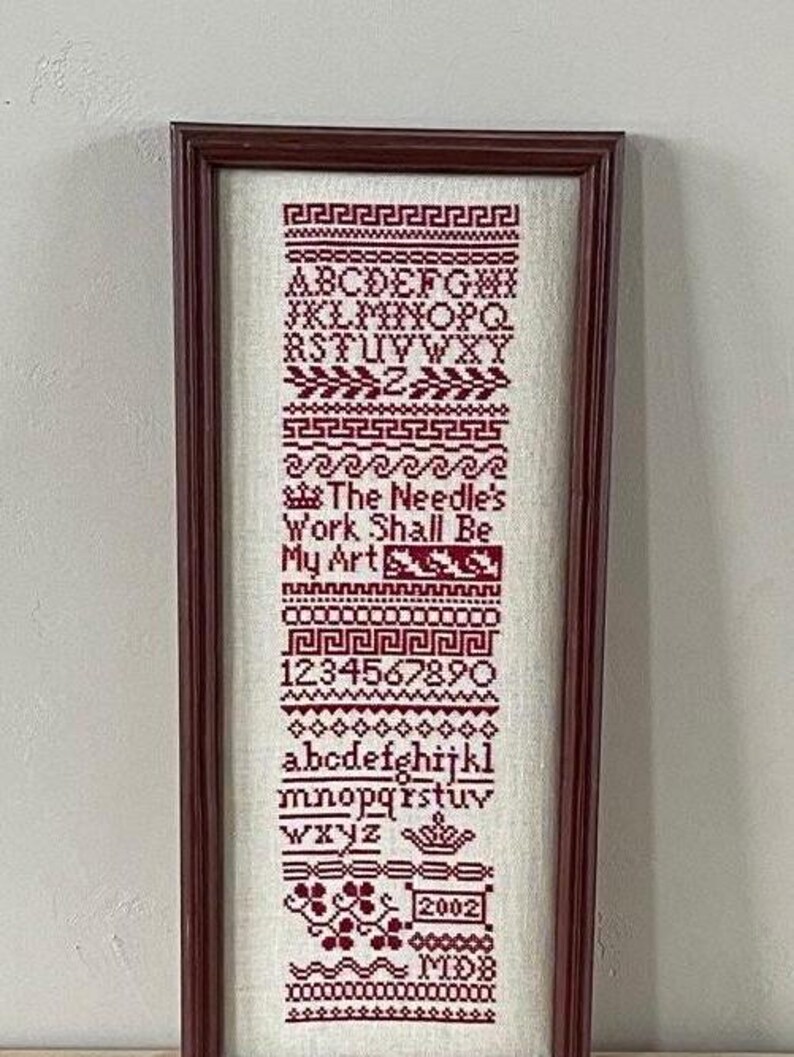 Needle Point Sampler - Etsy