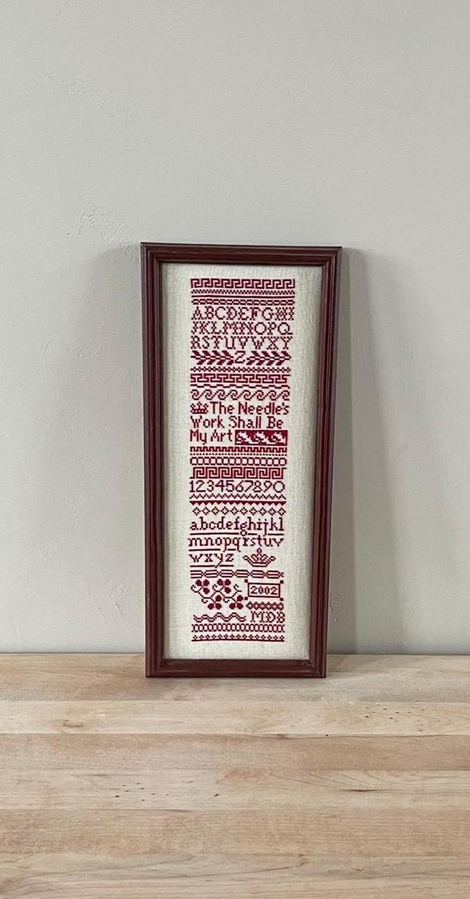 Needle Point Sampler - Etsy