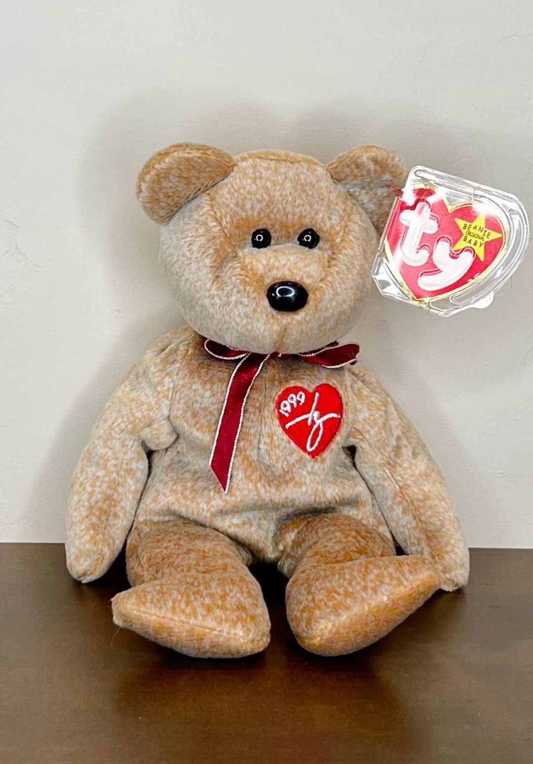 Original 1999 Signature Bear Beanie Baby - Etsy