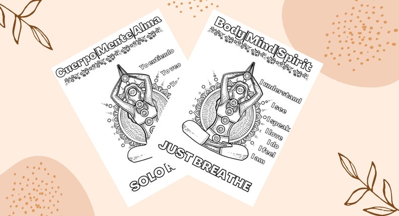 Mindfulness Coloring Page - Etsy