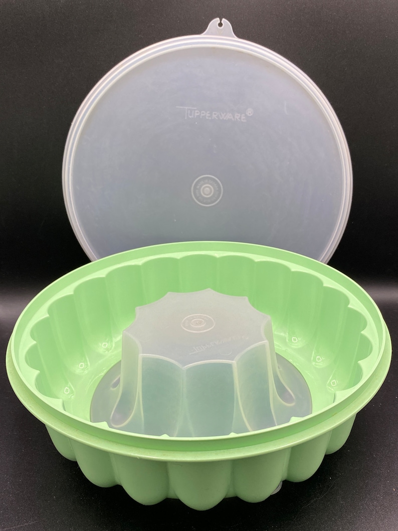 Tupperware 3 Pc Jelly Mold, , Mint Green and Clear Plastic.1201-1/1202 ...