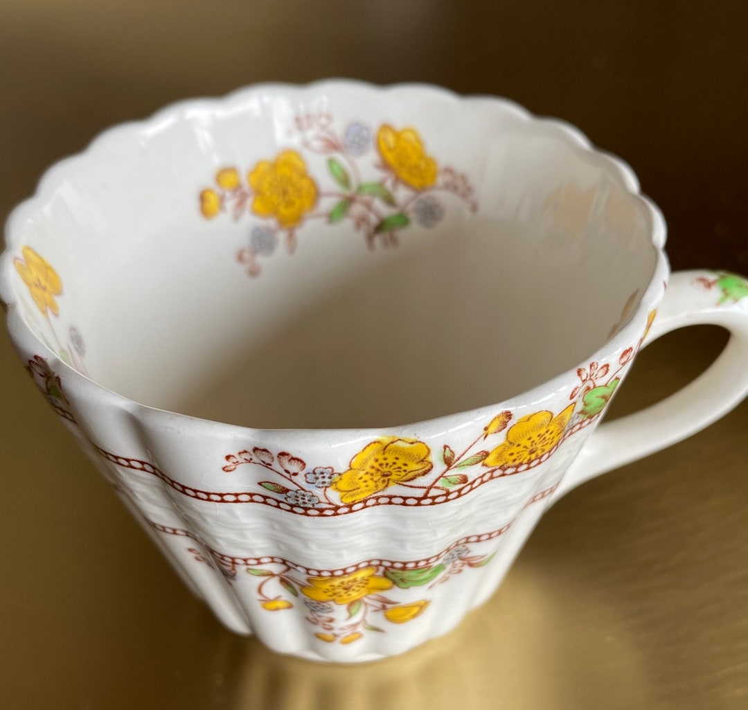 Copeland SPODE Tea Cup buttercup Bone China. Disc. VTG 1960's England ...