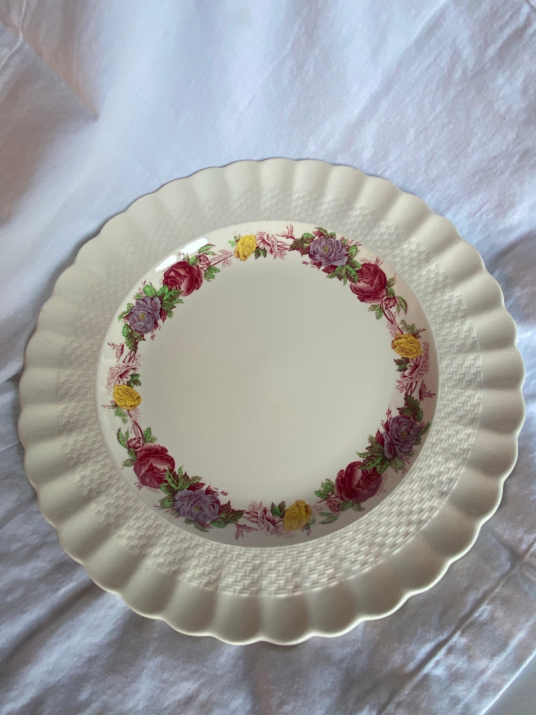 SPODE Copeland Dinner Plate 10-3/8" "rose Briar" VTG 1930's England ...