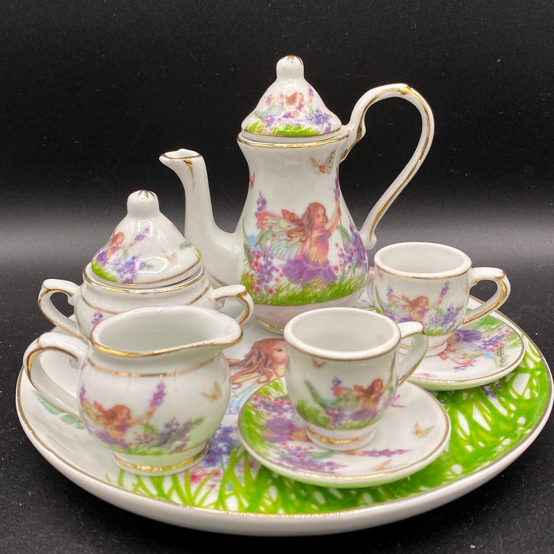 Miniature Tea Set - Etsy