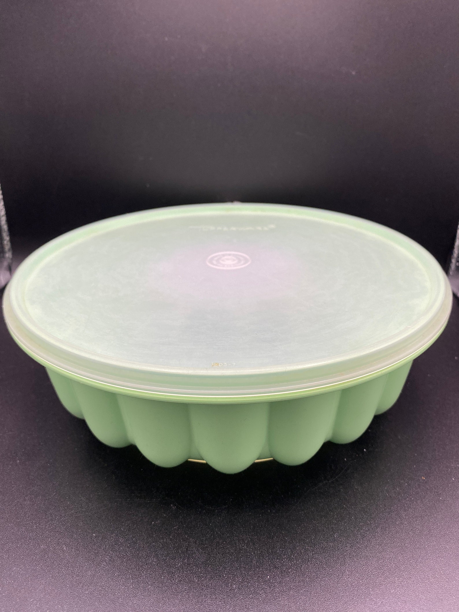 Tupperware 3 Pc Jelly Mold, , Mint Green and Clear Plastic.1201-1/1202 ...