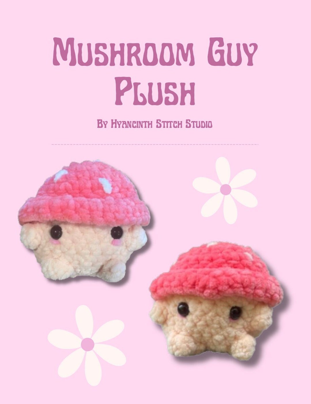 PATTERN: Cute Crochet Amigurumi Mushroom Guy Plush - Etsy