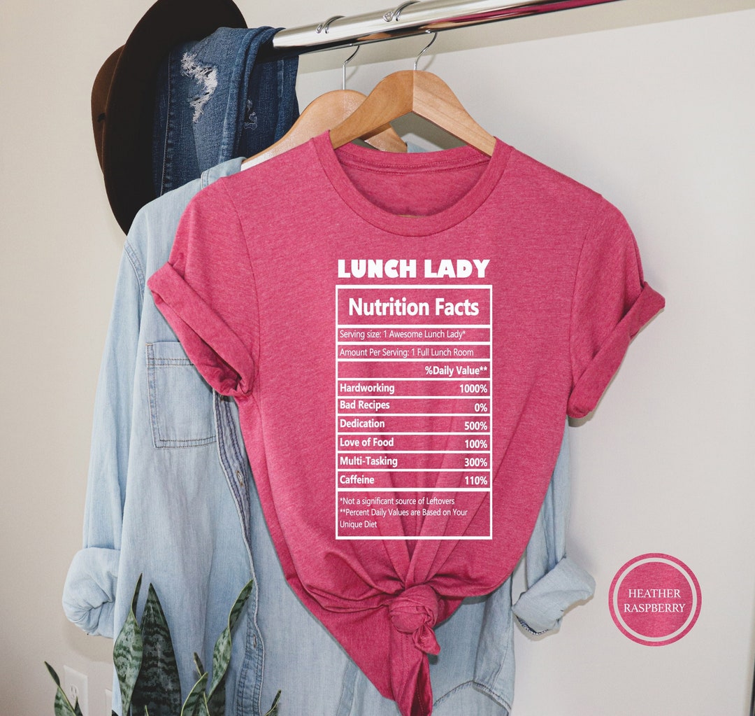 Lunch Lady Nutrition T-shirt,lunch Lady Life Tee, Lunch Lady ...