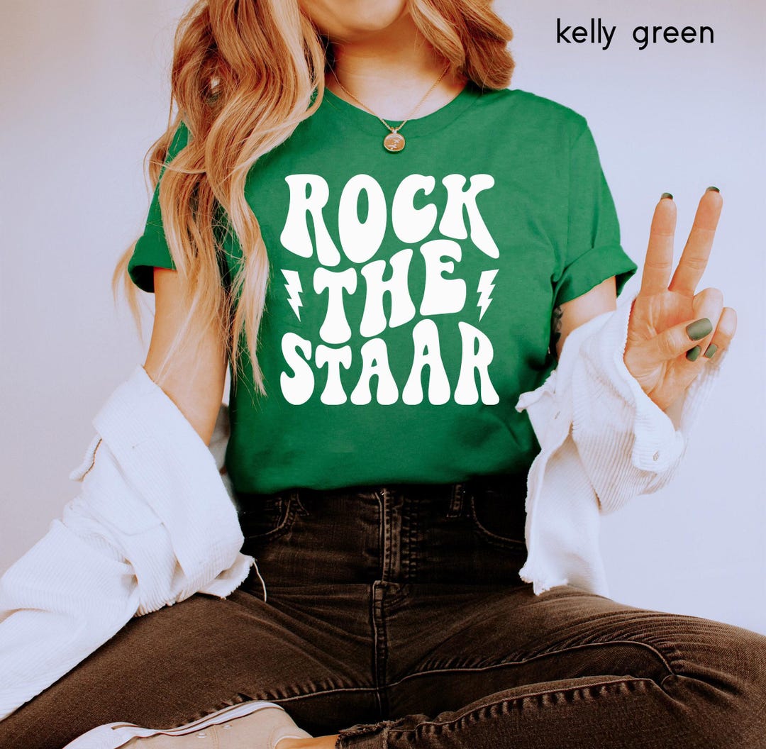 Rock the Staar Teacher Shirt, State Testing Squad Tee - Etsy