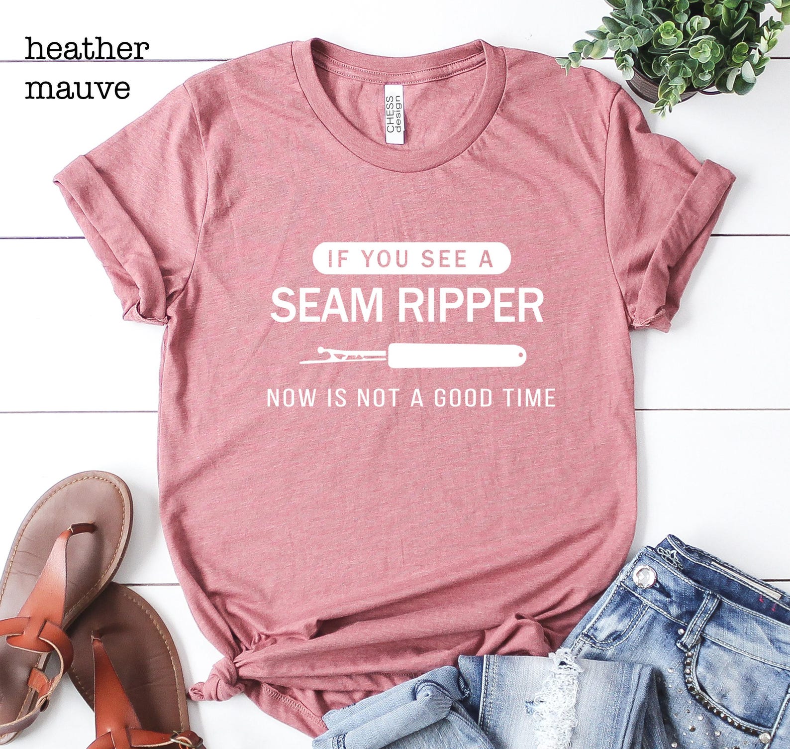 If You See A Seam Ripper Now is Not A Good Time T-shirt, Sewing Shirt ...