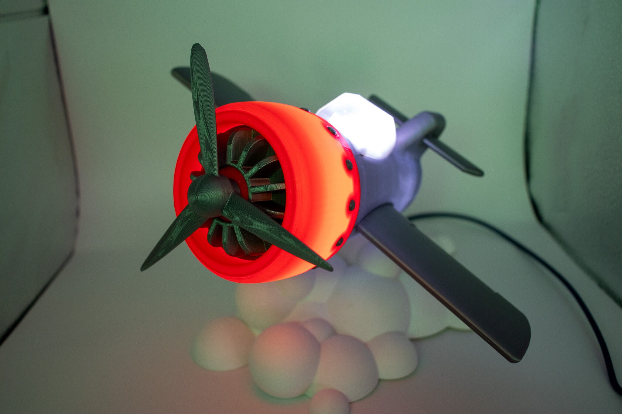 3D Printed Airplane Light - Etsy