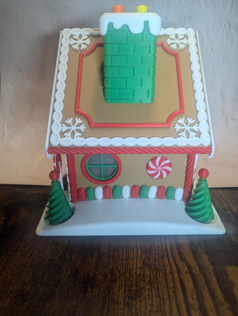 Gingerbread House Christmas Decoration - Candy Bowl - Etsy