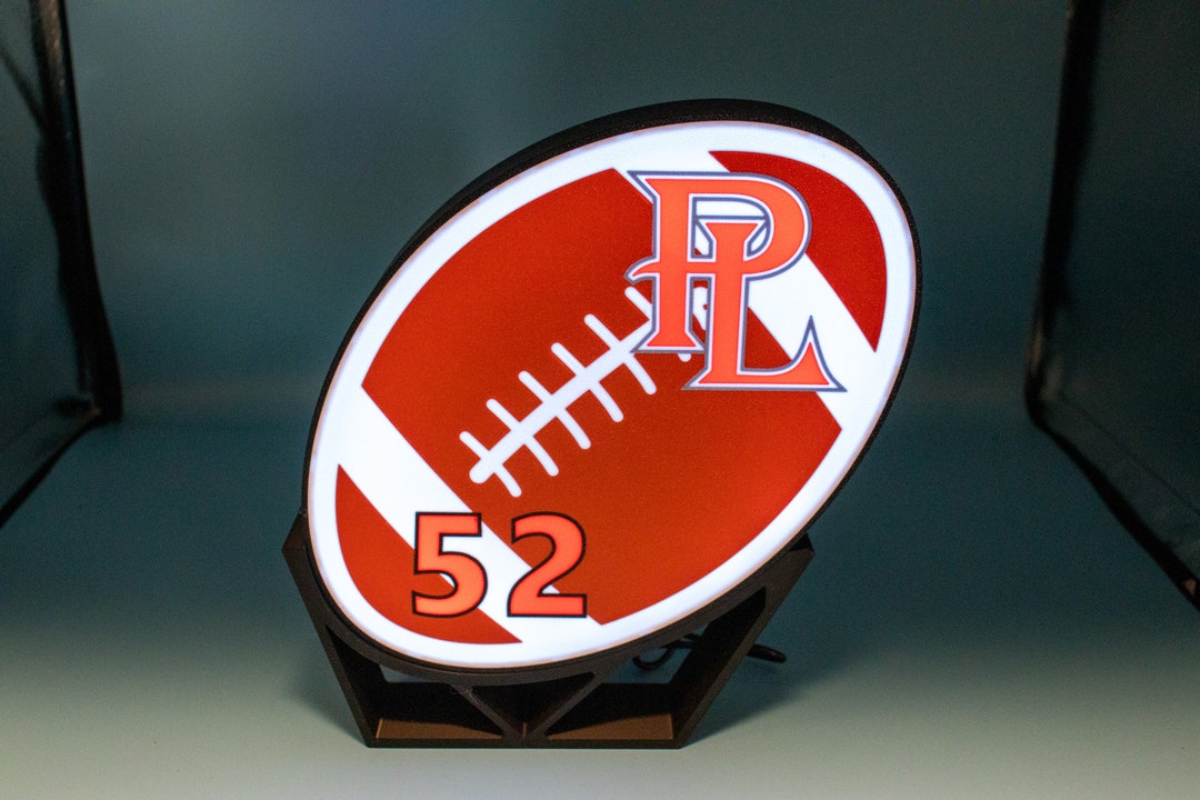 Personalized 3D Printed Sport Lightbox - Etsy