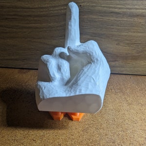 Duck You Duck, Middle Finger Duck, Printed Duck With Attitude - Hand ...